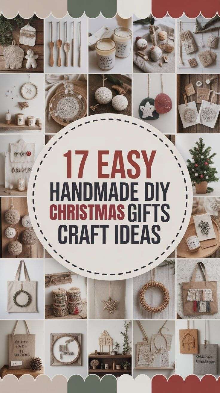 17 Easy Handmade DIY Christmas Gifts Craft Ideas (Thoughtful, Cozy ...