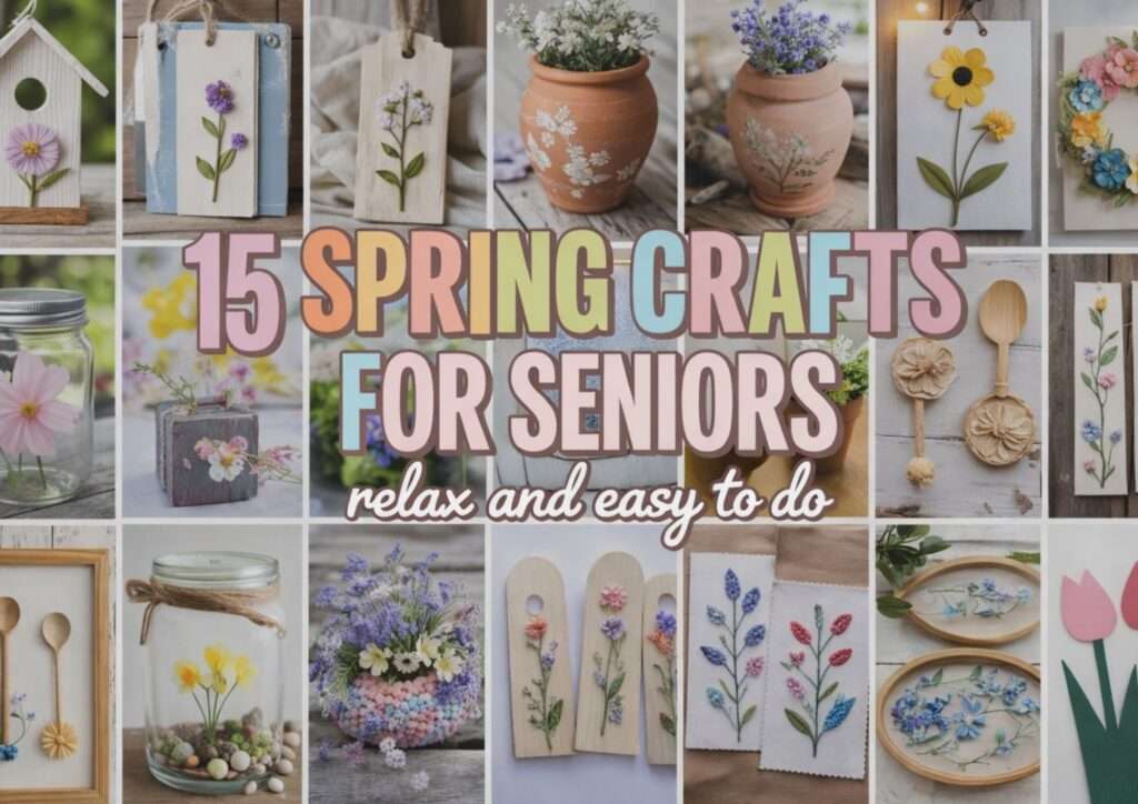 15 Spring Crafts for Seniors That Are Easy and Relaxing - Miimo Meu