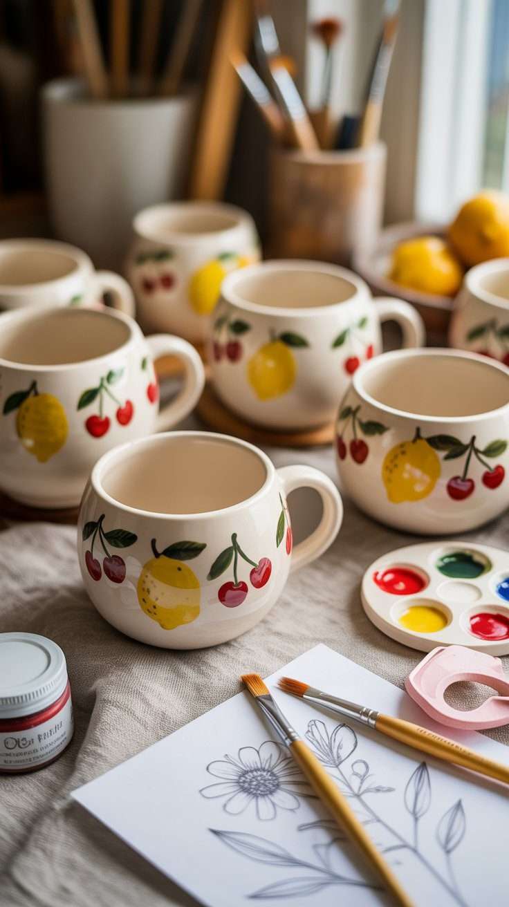 17 Easy Pottery Painting Ideas for Ceramics That Actually Look Cute ...